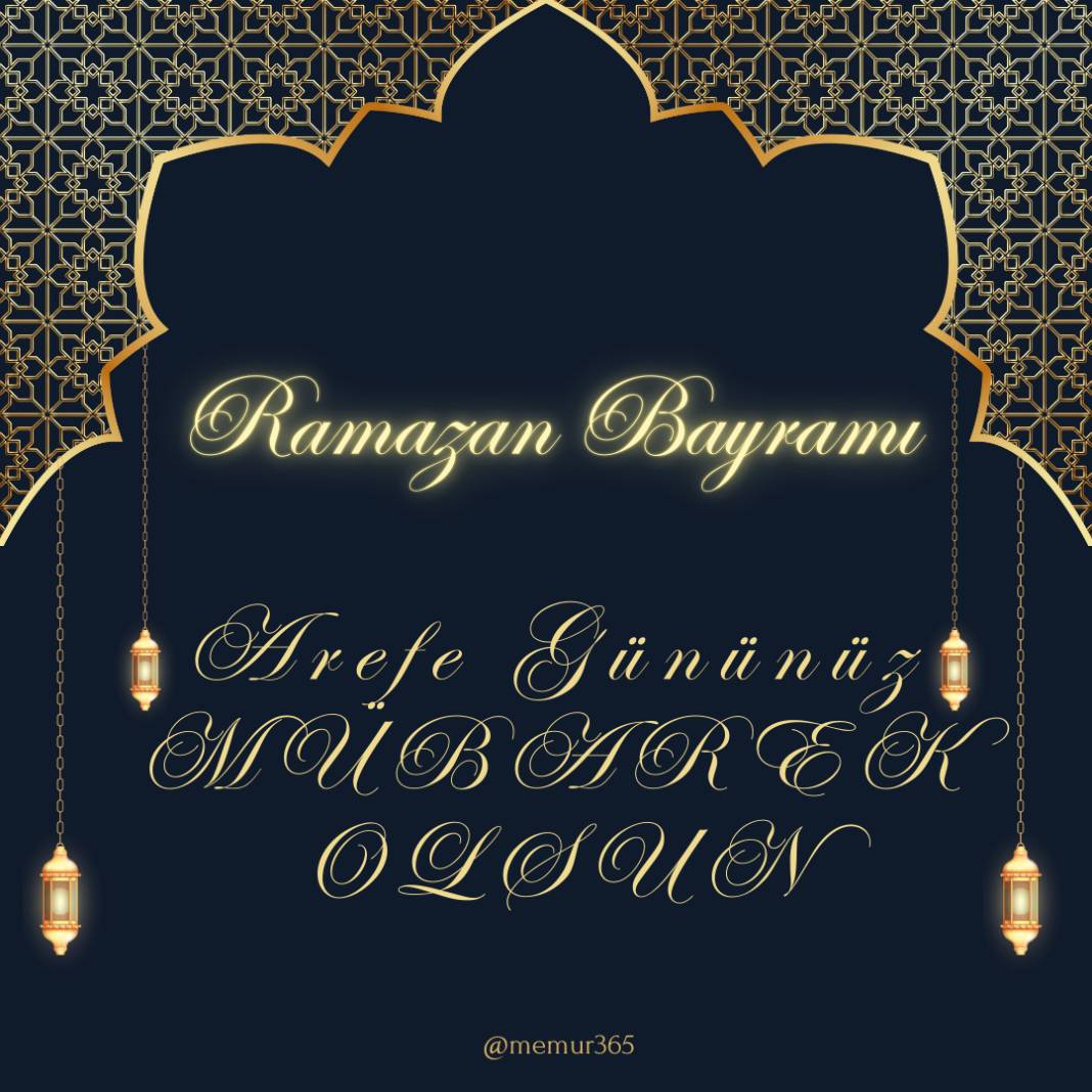En güzel resimli ve SMS Ramazan Bayramı Arefe Günü mesajları 2025